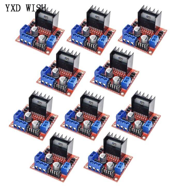 ♈☒☸ 10pcs L298N Motor Driver Controller Module Dual H Bridge DC Dual H ...
