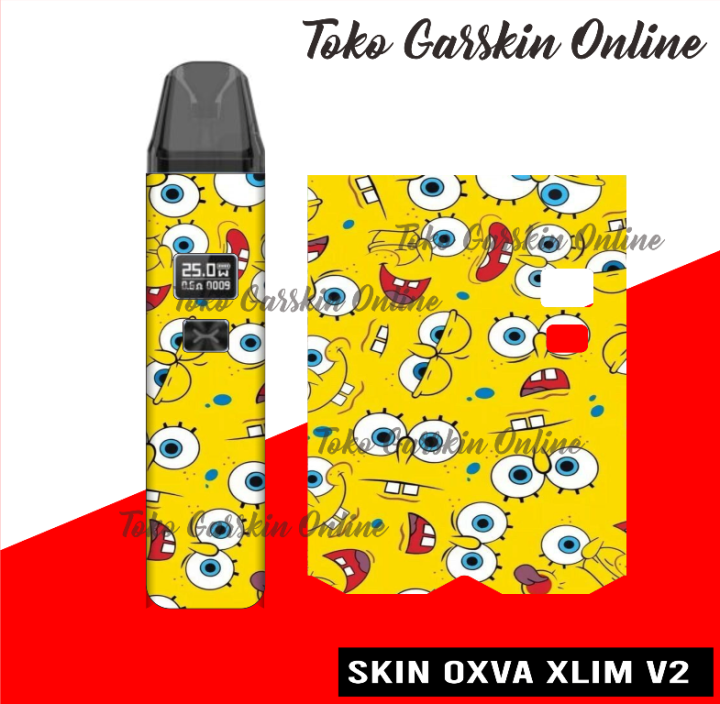 COD Garskin OXVA XLIM v2 warp sticker - spongebob face | Lazada Indonesia