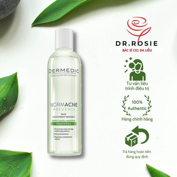 [NHẬP KHẨU- CÔNG TY] Toner Dermedic Normacne 200ml cho da dầu mụn BÁC ...