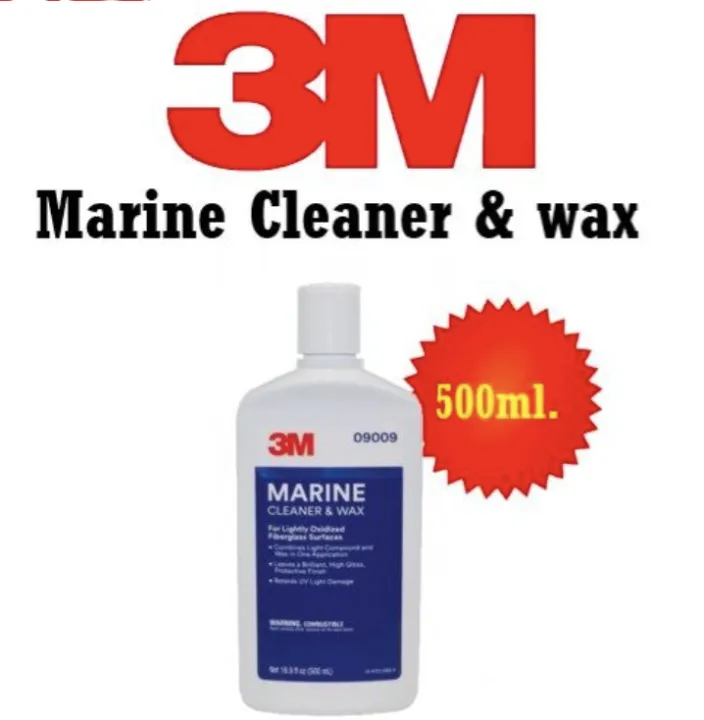 3M Marine Cleaner & wax 500ml. 09009 | Lazada.co.th