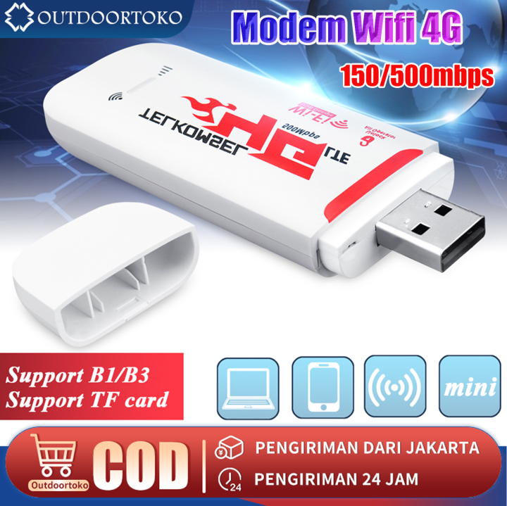 Modem Wifi 4G Wingle USB Semua Operator 500mbps Mifi /Modem 4G LTE Speed 500Mbps Mifi Travel USB ...