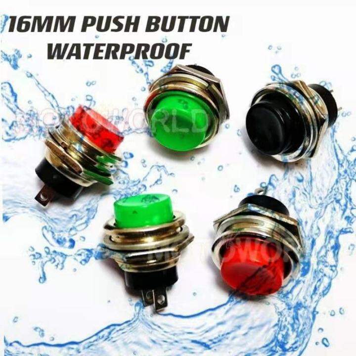 Waterproof 16mm Push button / Passing switch | Lazada PH