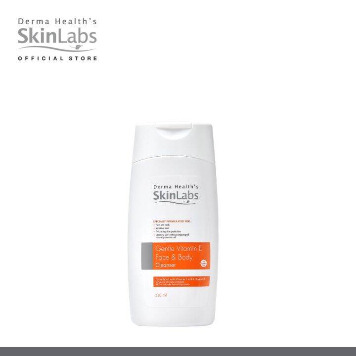 Derma Health's SkinLabs Gentle Vitamin E Face & Body Cleanser (250mL) | Lazada