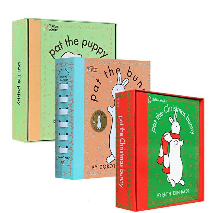 Pat Bunny ของเล่นแมวหนังสือสัมผัสเด็กความรู้ความเข้าใจตรัสรู้ภาษาอังกฤษ ...