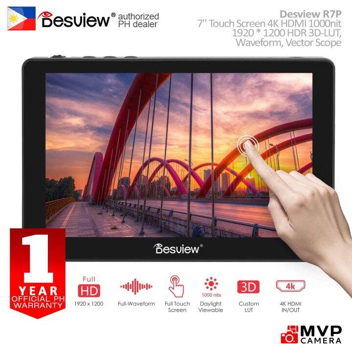 DESVIEW R7P 7" Touch Screen Field Monitor BESTVIEW MVP CAMERA | Lazada PH