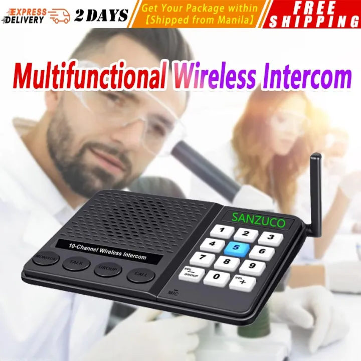 1pcs Office buzzer boss secretary business call two-way voice wireless ...