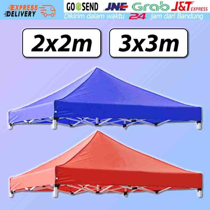 Atap Tenda Lipat 3x3 2x2 Terpal Atap Tend Atap Saja Cover Tenda Lipat ...