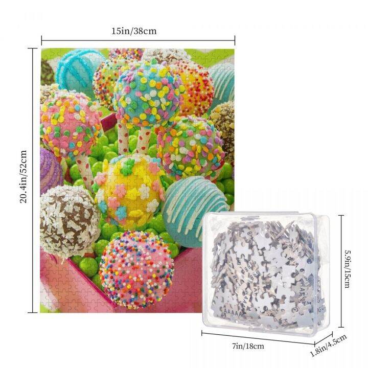 Cake Pops Wooden Jigsaw Puzzle 500 Pieces Educational Toy Painting Art ...