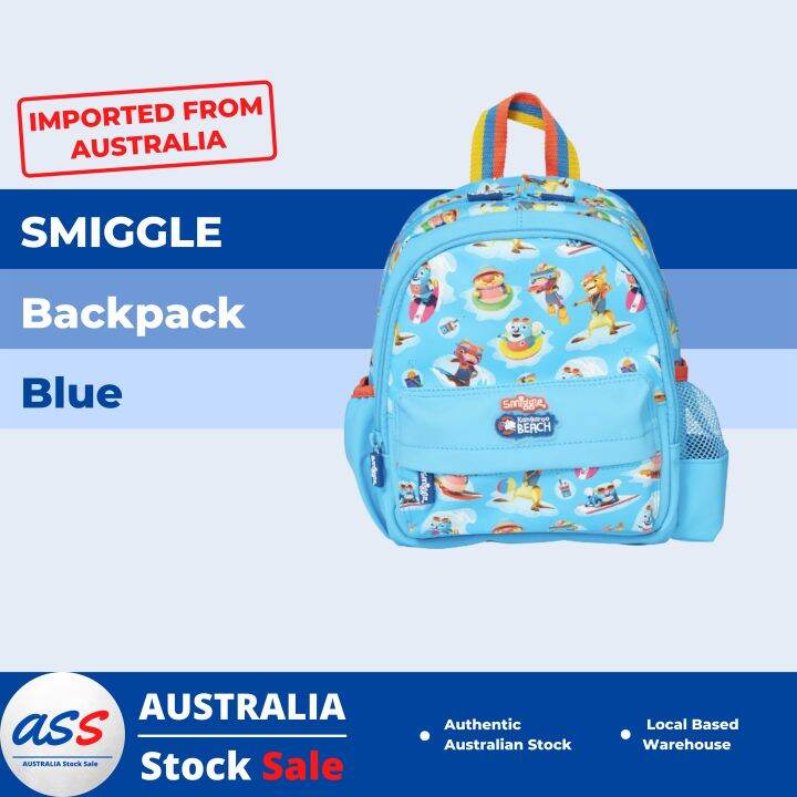 Smiggle Kangaroo Beach Teeny Tiny Backpack, Blue | Lazada PH