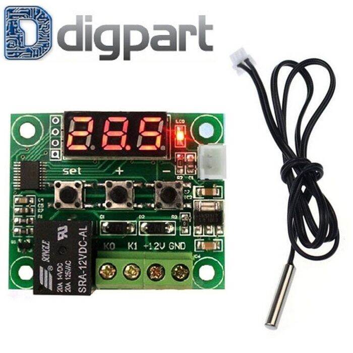 W1209 Thermostat Digital Temperature Controller Relay Control Suhu ...