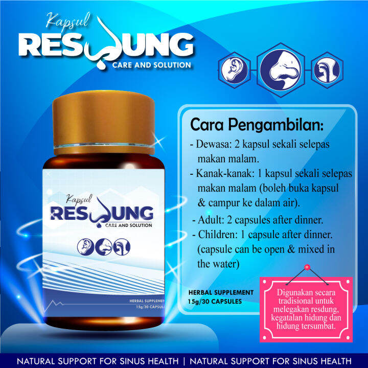 Kapsul Resdung 100% Herba Akar Kayu | Lazada
