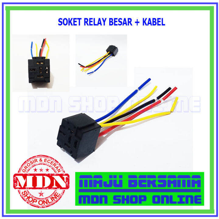 Soket relay besar kabel - dudukan relay klapson | Lazada Indonesia