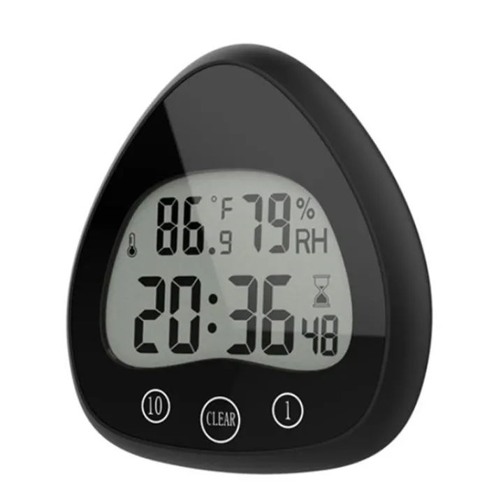 Digital Bathroom Shower Kitchen Clock Timer,Waterproof Visual Countdown ...