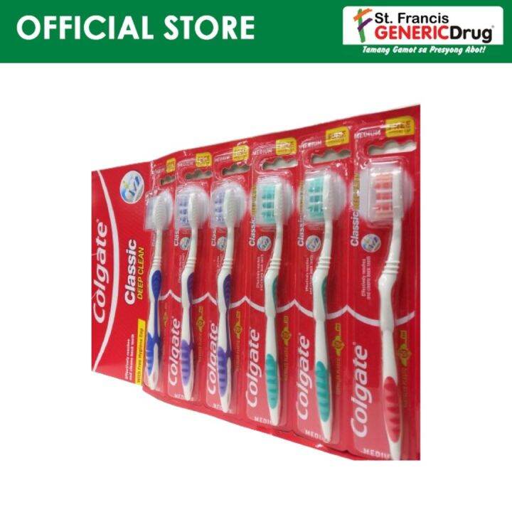 Colgate Classic Deep Clean Toothbrush Sold by 6's | Lazada PH