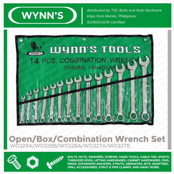 Wynns Box, Open, Combination Wrench Set TGC | Lazada PH