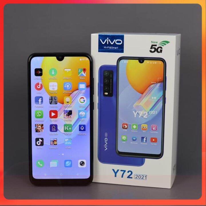 Vivo Y72 2021 มือถือนำเข้างานเหมือนแท้ วีโว่ รับประกันสินค้า. | Lazada ...