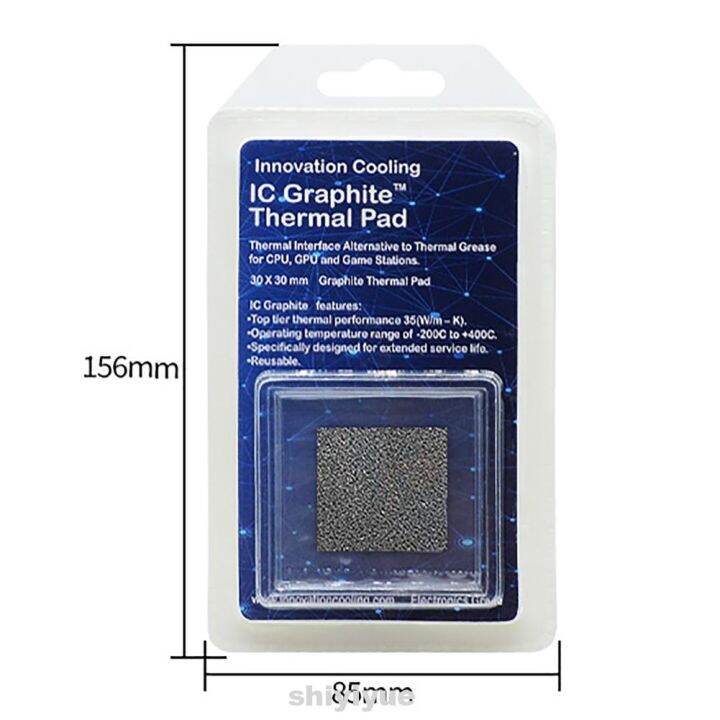 Computer CPU Cooling Internal Office Durable Graphite Thermal Pad ...