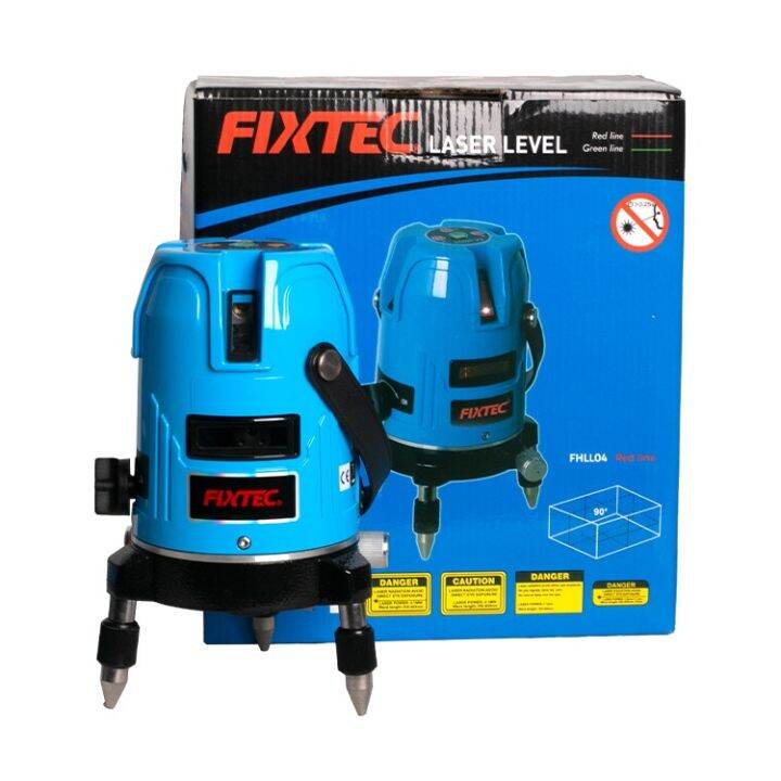 Máy cân bằng laze laser cao cấp 5 tia đỏ FIXTEC FHLL04 bắn cos, bắn cao độ, tặng kèm chân máy 1 ...