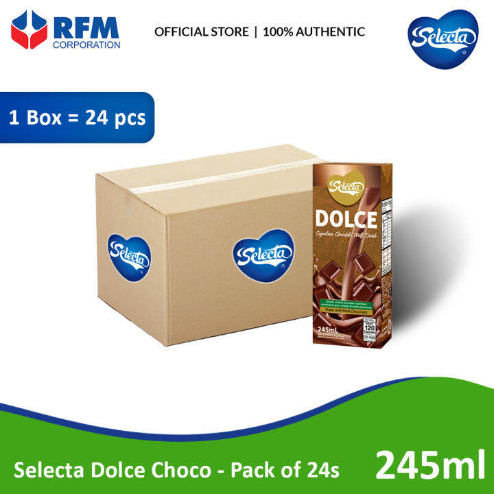 Selecta Dolce Chocolate Milk Drink 245ml - Set of 24s | Lazada PH
