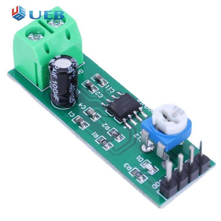 LM386 Digital Mono Amplifier Module 200 Times Gain Single Channel ...