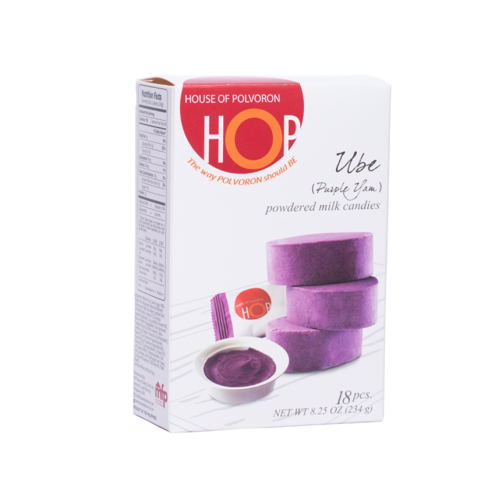 HOP House of Polvoron Purple Yam (Ube) Box 234g, 18pcs | Lazada PH