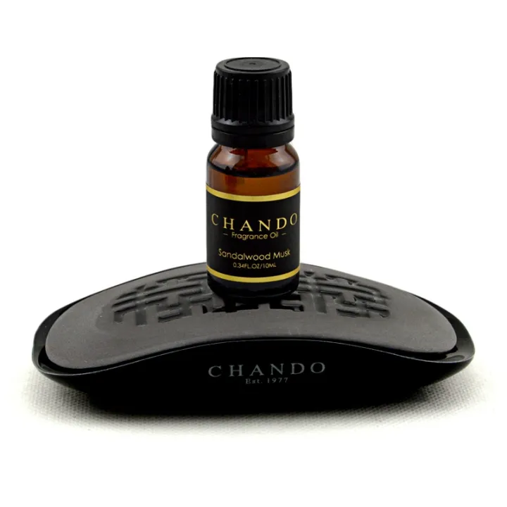 CHANDO/香度男女陶瓷车载香水摆件无火香薰精油白色潮汐补充液 | Lazada.co.th