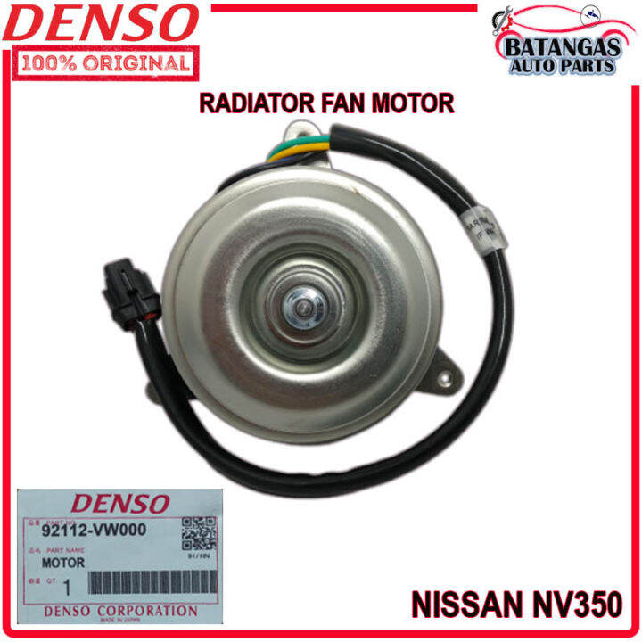 Radiator Fan Motor Nissan NV350 DENSO Part No.: 92112-VW000 | Lazada PH