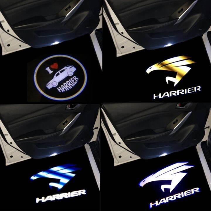 Cars 2pcs/lot Car Door Emblem Light Welcome Light For Toyota Harrier 60 ...