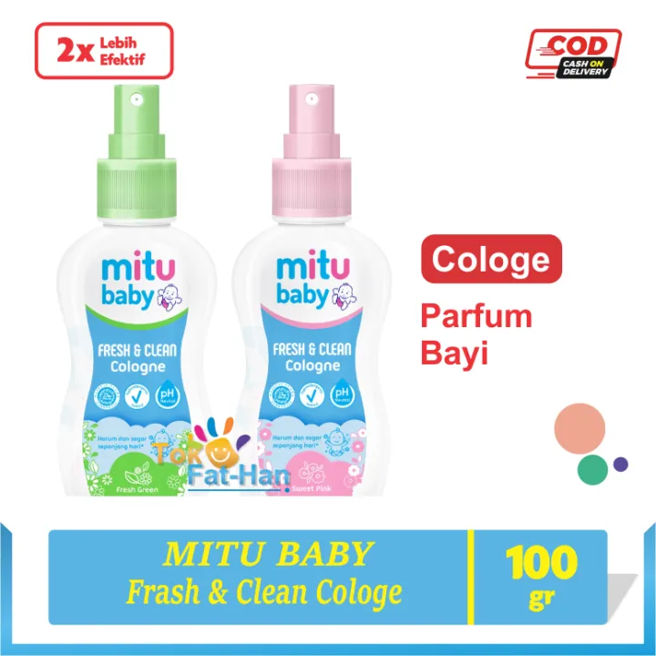 Mitu Baby Cologne Pink Spray 100 ml - Parfum Bayi | Lazada Indonesia