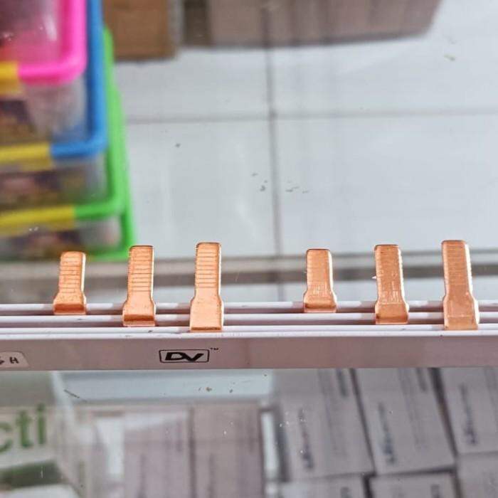 BUSBAR SISIR MCB 3 PHASE 63A TEMBAGA MURNI PANJANG 50CM - ABINAYA7 ...