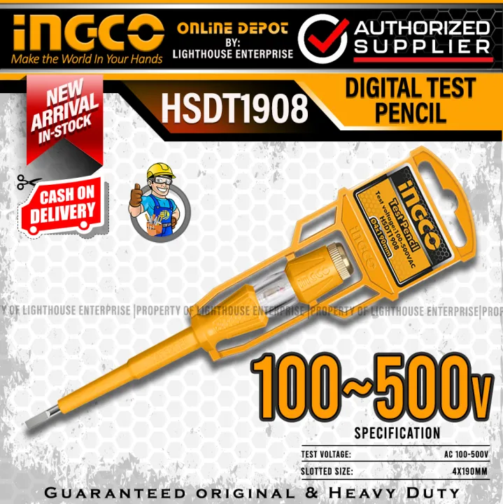 INGCO 4x190mm Test Pencil (HSDT1908) *LIGHTHOUSE ENTERPRISE* | Lazada PH
