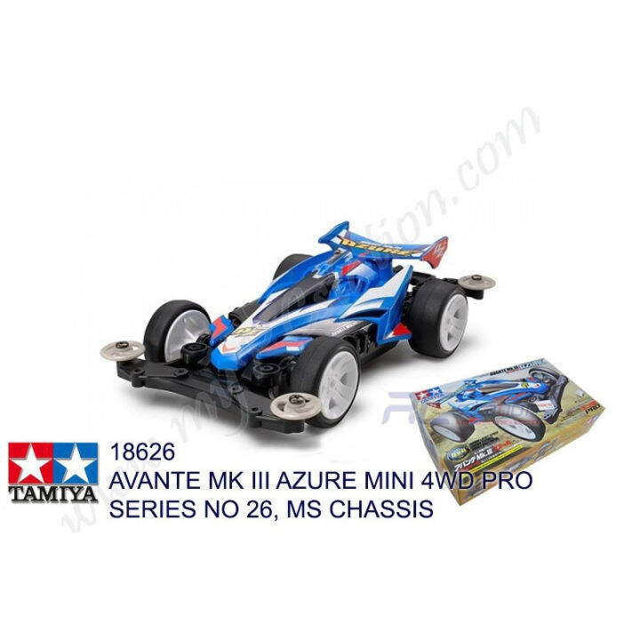 Tamiya #18626 - AVANTE MK III AZURE MINI 4WD PRO SERIES NO 26, MS ...