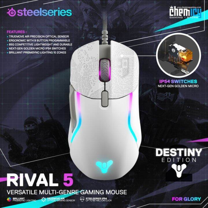 Steelseries Rival 5 Destiny 2 Edition RGB Gaming Mouse | Lazada Indonesia