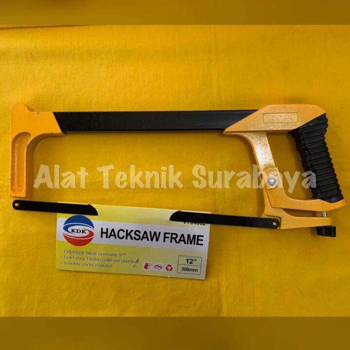 STANG GERGAJI BESI KDK 12" / HACKSAW FRAME 12 INCH 30MM | Lazada Indonesia
