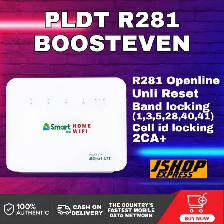 Smart Bro R281 Boosteven Brand New Permanent Openline Unli Reset | Lazada PH