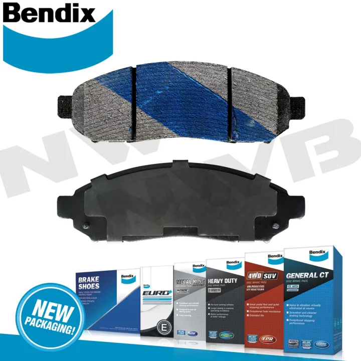 Bendix Brake Pads Front Set GCT for Nissan Frontier Navara 2007-2014 (DB1835) | Lazada PH