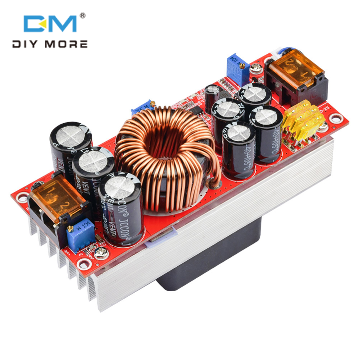 Diymore 1800W 40A DC to DC 1200W 20A Step-up Converter Boost Power ...
