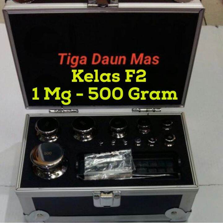 Anak Timbangan Batu Timbangan Stainless Sonic 1 Mg - 500 Gram Kelas F2 | Lazada Indonesia