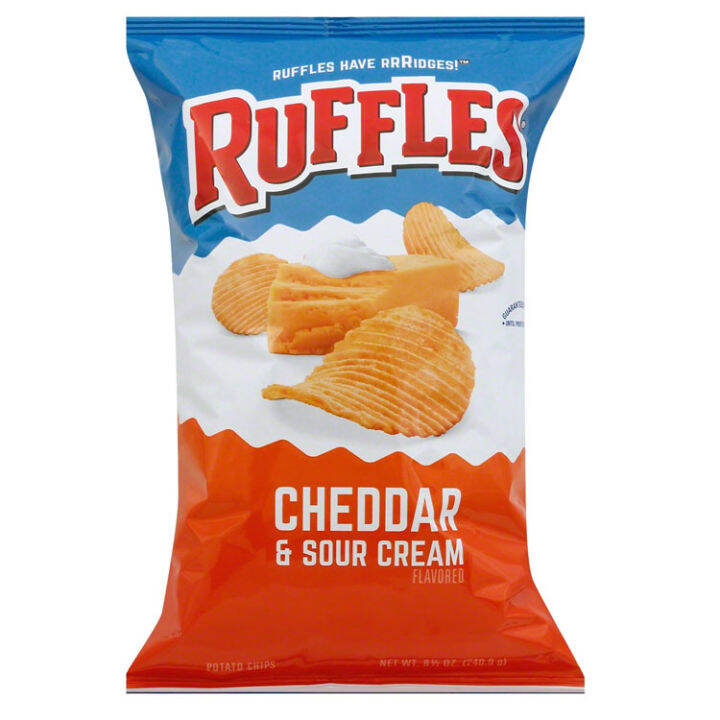 Ruffles Cheddar & Sour Cream Potato Chips (170g) | Lazada PH