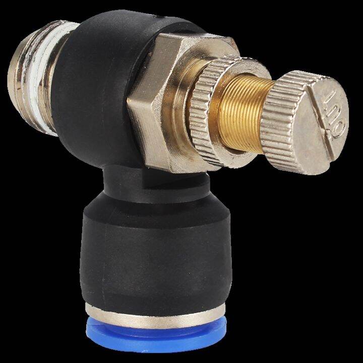 SL connector pneumatic gas pipe quick connector throttle valve speed ...