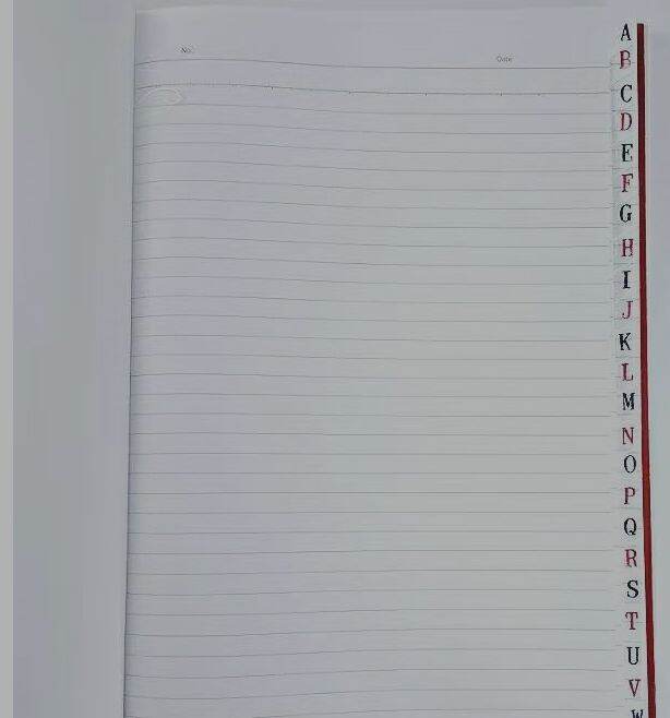 Hard Cover Foolscap Book (Index) 400 pages | Lazada