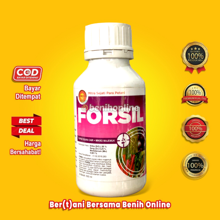 PUPUK TANAMAN SILIKA CAIR + MIKRO MAJEMUK FORSIL 500 ML MKD | Lazada Indonesia
