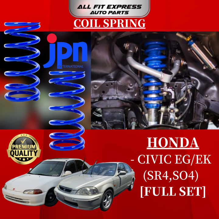 HONDA CIVIC EG/EK ( SR4 / SO4 ) JPN COIL SPRING FULL SET (FRONT / REAR ...