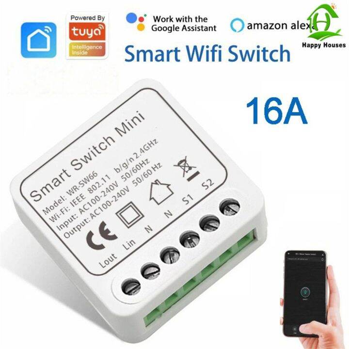 Rumah bahagia cerdas Wifi Mini16A On-off perangkat lampu perangkap ... Rumah bahagia cerdas Wifi Mini16A On-off perangkat lampu perangkap ...