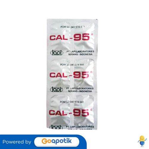 Cal-95 Strip 6 Kaplet | Lazada Indonesia