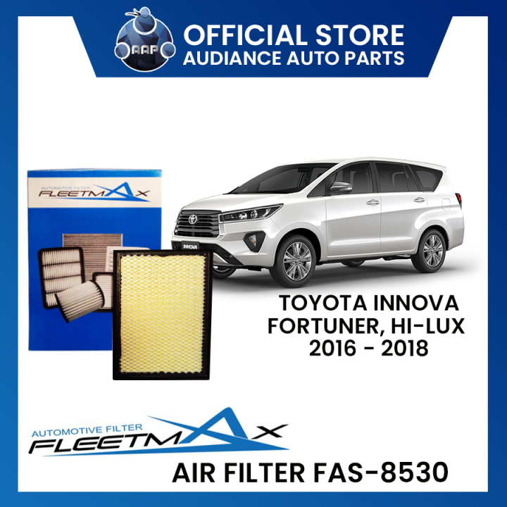 FLEETMAX AIR FILTER FAS-8530 TOYOTA INNOVA, FORTUNER, HI-LUX 2016 ...