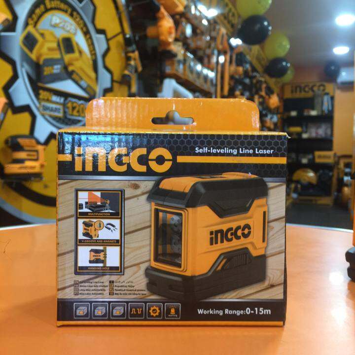 INGCO SELF-LEVELING LINE LASER (0-15M) (HLL156508) | Lazada PH