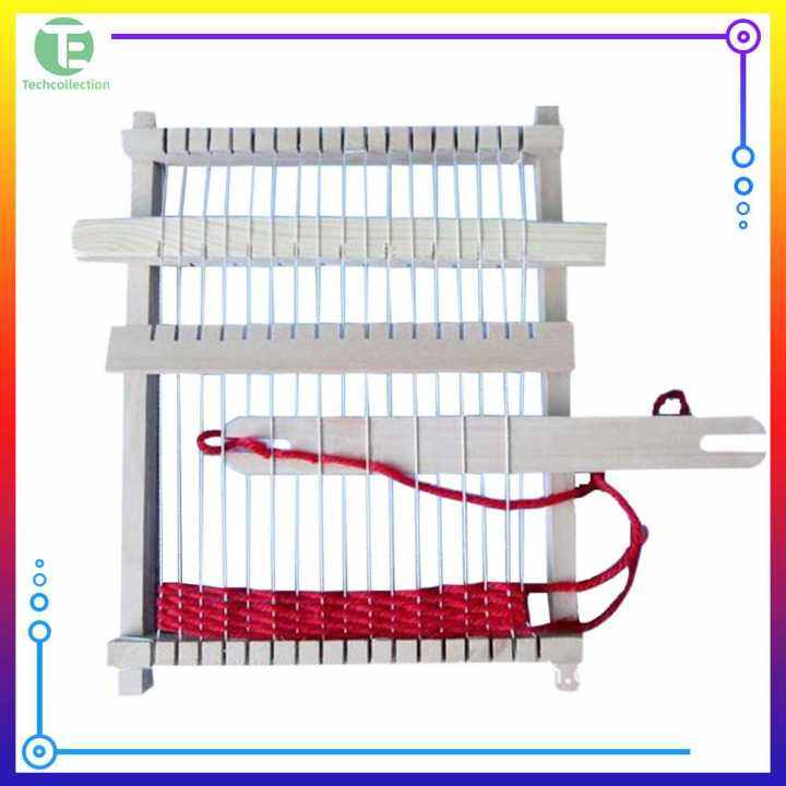 Wooden Multi-Craft Loom 21.5x16.5x3cm DIY Stitching Machine Adjustable ...