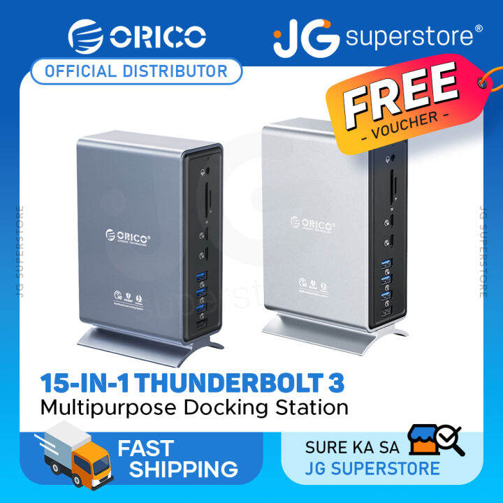 ORICO TB3-S4 Thunderbolt 3 15-in-1 Multifunctional Docking Station with ...