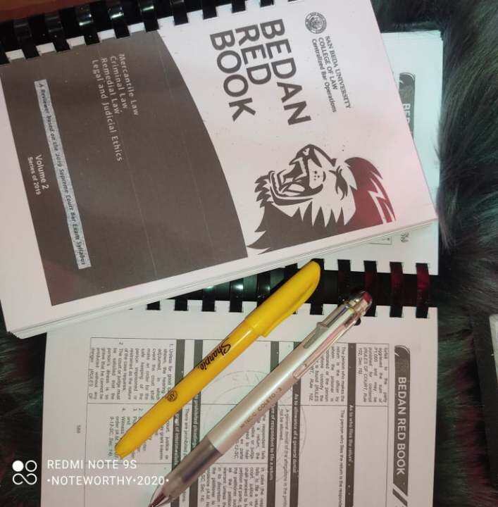 Bar Review Law Students San Beda Bedan Red Book 2019 Edition Civil ...